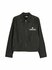 Рубашка AMIRI Logo-print overshirt, размер 48, черный