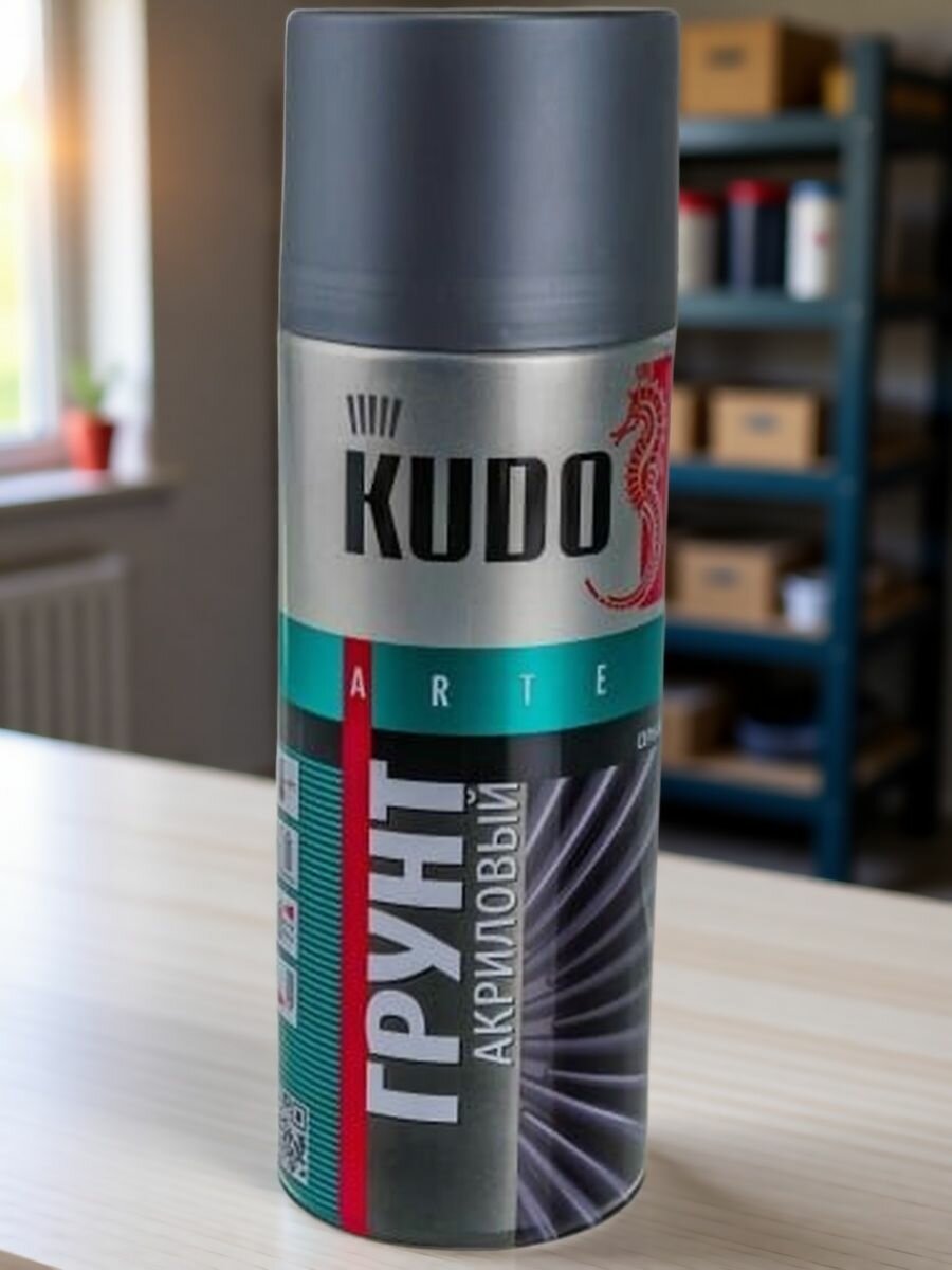 Грунт универсальный акриловый серый KUDO