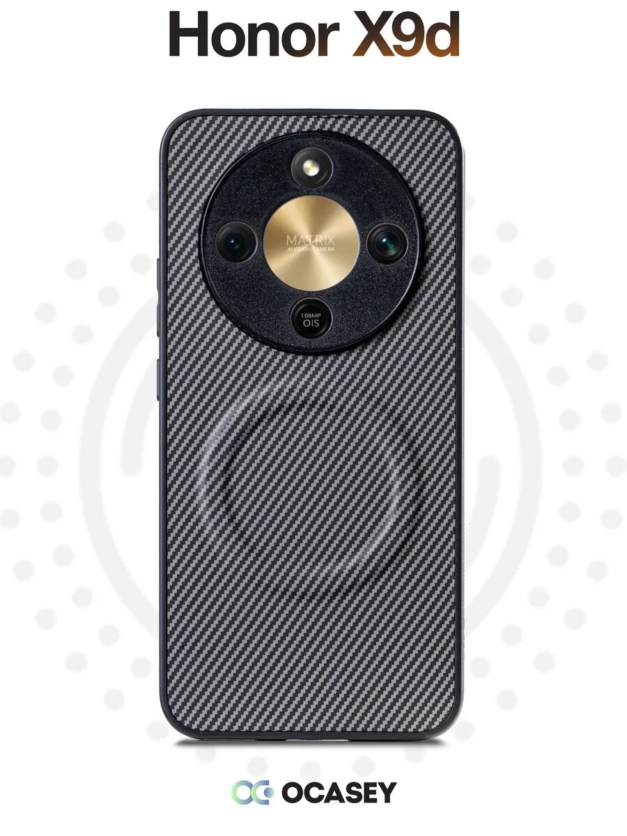 Чехол О'кейси, для Honor X9D, серый, стильный, легкий, с ангелом