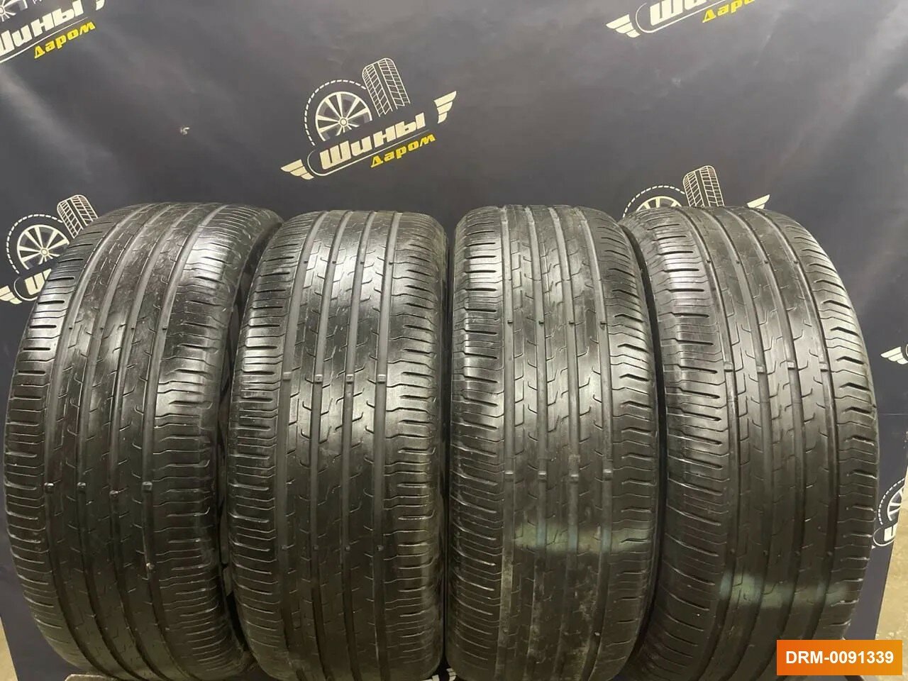 Комплект (4 шт) летних БУ шин Continental EcoContact 6 235/50 R19 30% износ 7932243935