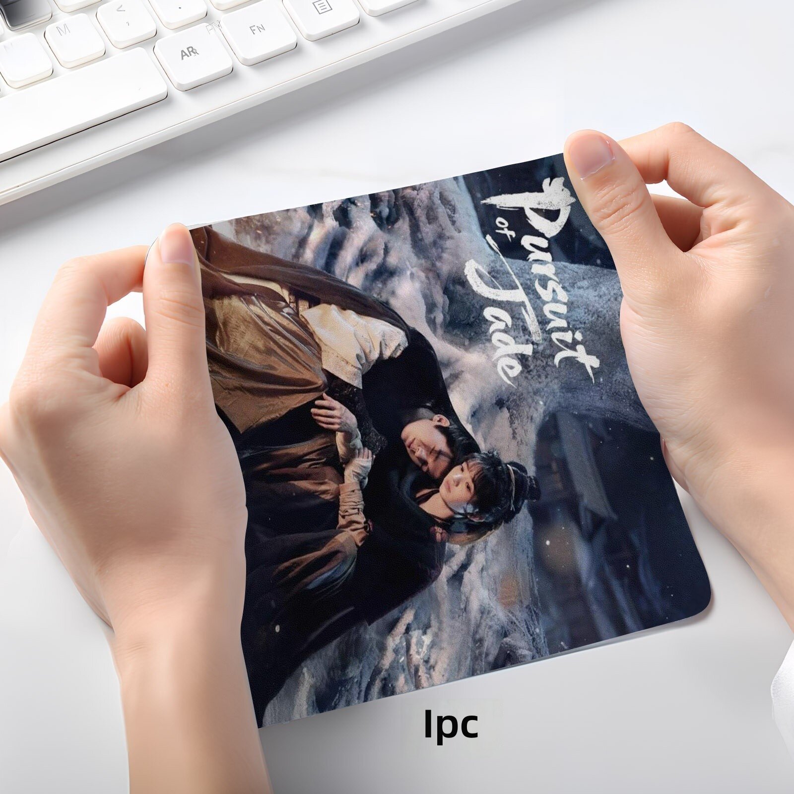 Салфетка для очистки линз из полиэстера 15x18 см, односторонняя, с принтом сериала «Pursuit of Jade», моющаяся, для объективов камер, экранов телефонов и ноутбуков