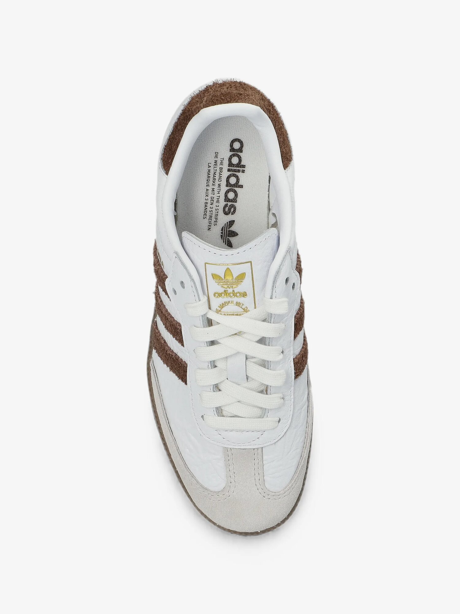 Кроссовки adidas Samba OG, размер 11.5, белый — фото 1