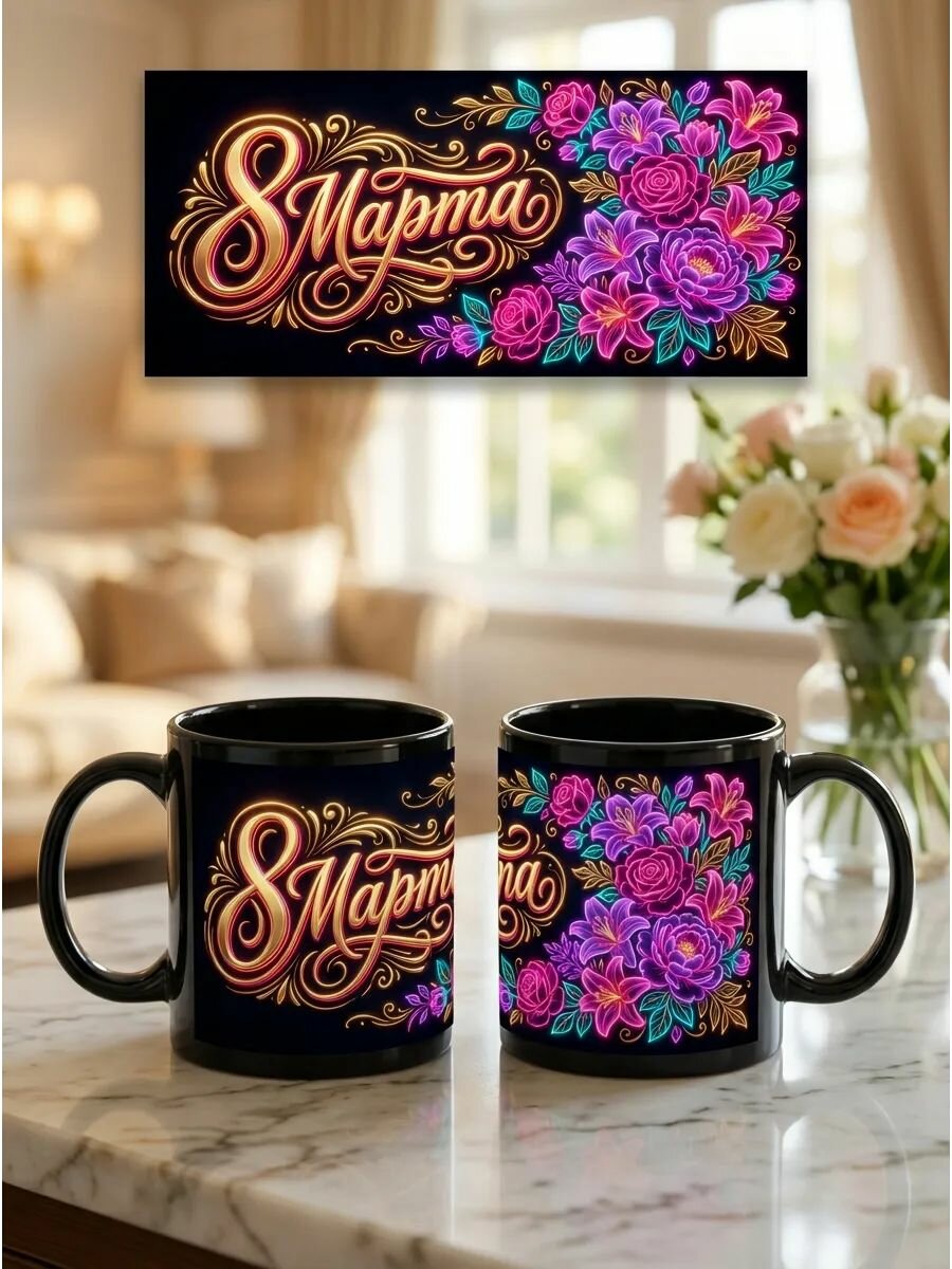 Кружка 8 марта