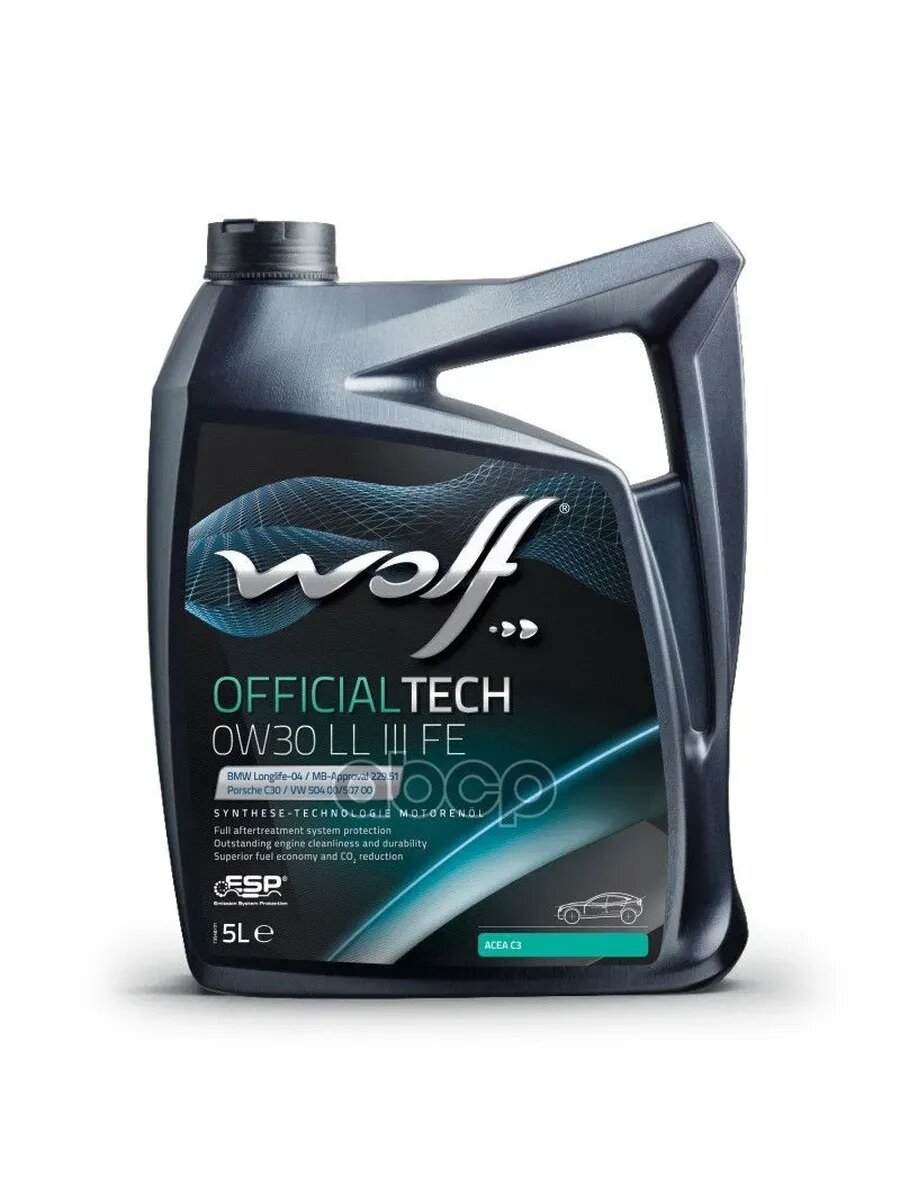 Officialtech 0W30 Ll Iii Fe 5L Wolf арт. 1044344