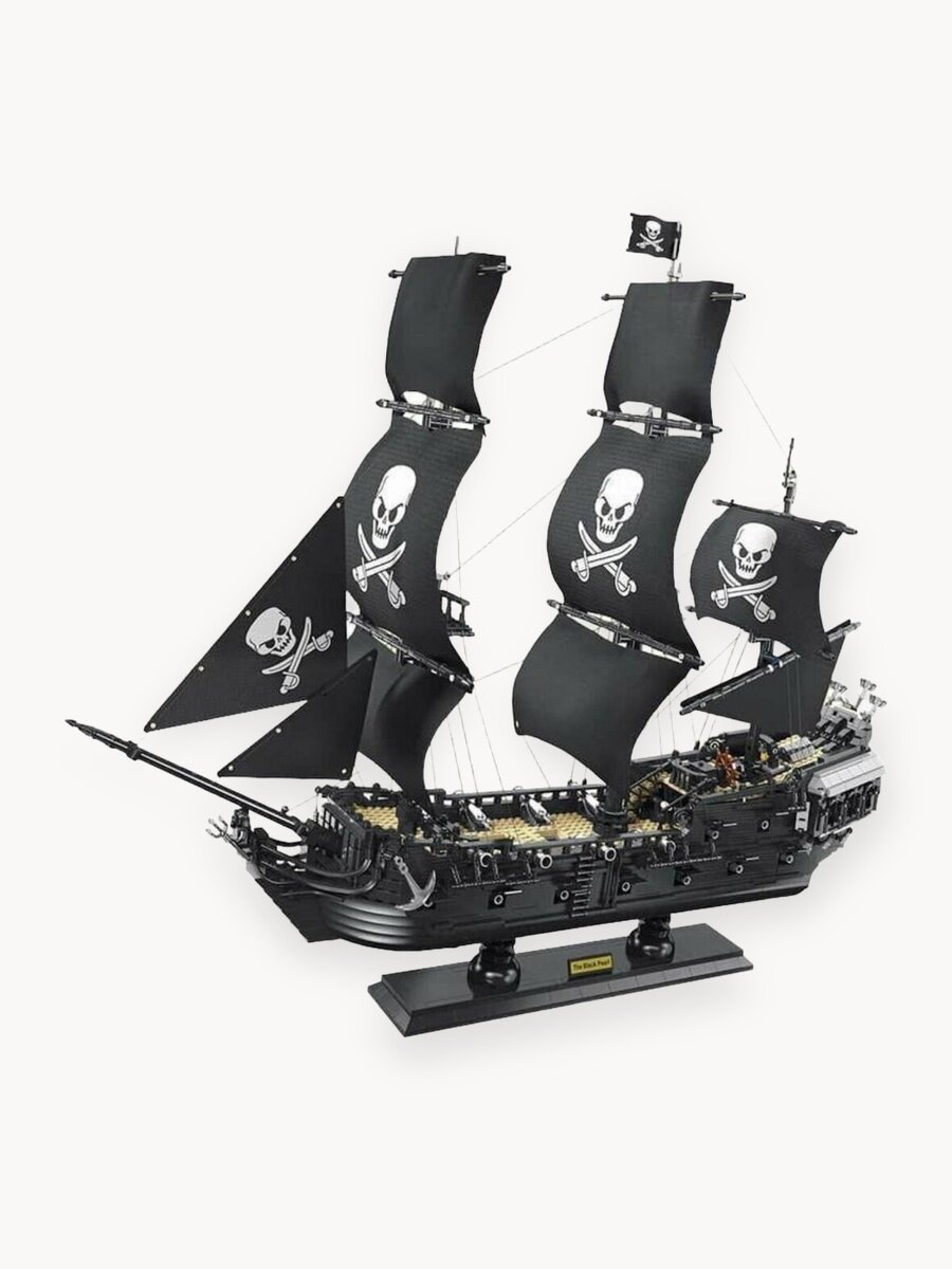 Конструктор Пираты Карибского моря Черная жемчужина /3423 деталей/ для мальчиков/ для взрослых