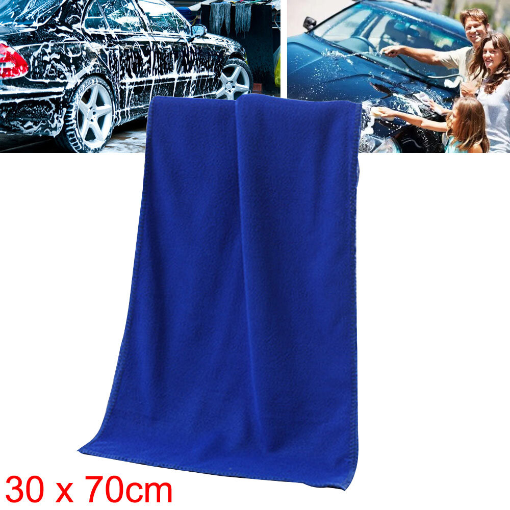 Микрофибра для полировки автомобиля 30x70x0.20cm синяя без царапин