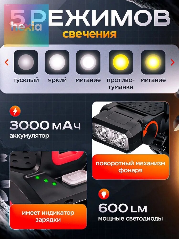 Фонарь для велосипеда — фото 1