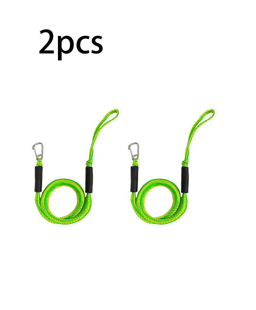 Эластичные шнуры для каяка 2 шт. Зеленый, Green-2pcs