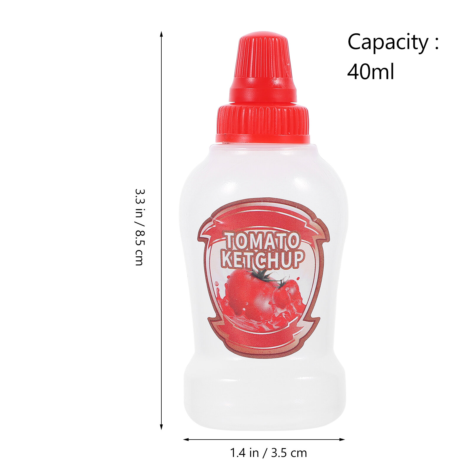 6 Штук Маленькие Бутылочки Для Приправ Соевый Соус Уксус 8.50X3.50X3.00Cm