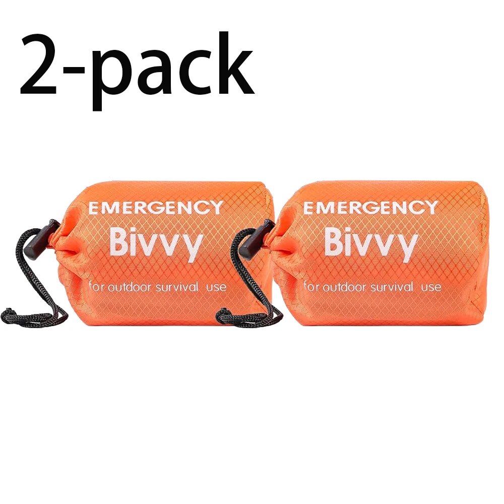 Спальный мешок-укрытие Emergency Bivvy, 2 шт, оранжевый
