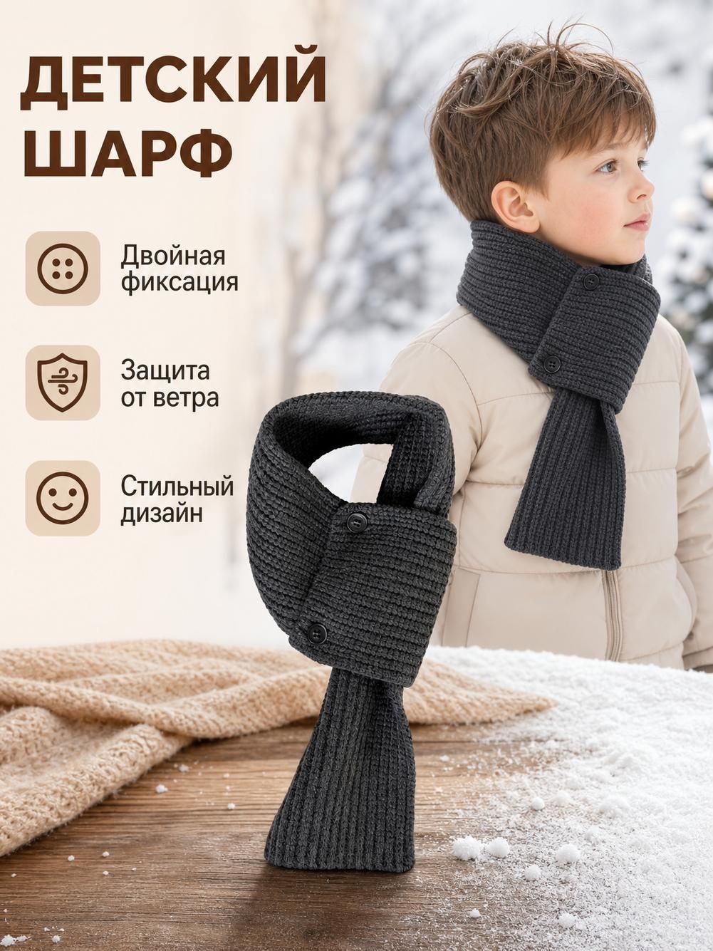 Шарф для девочек