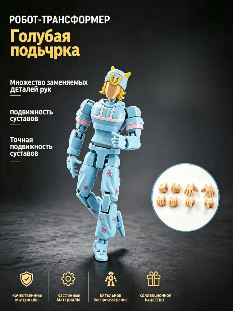 Подвижные экшен-фигурки Джонни Джостар и Джайро Цеппели, Steel Ball Run JoJo's Bizarre Adventure, коллекционная модель