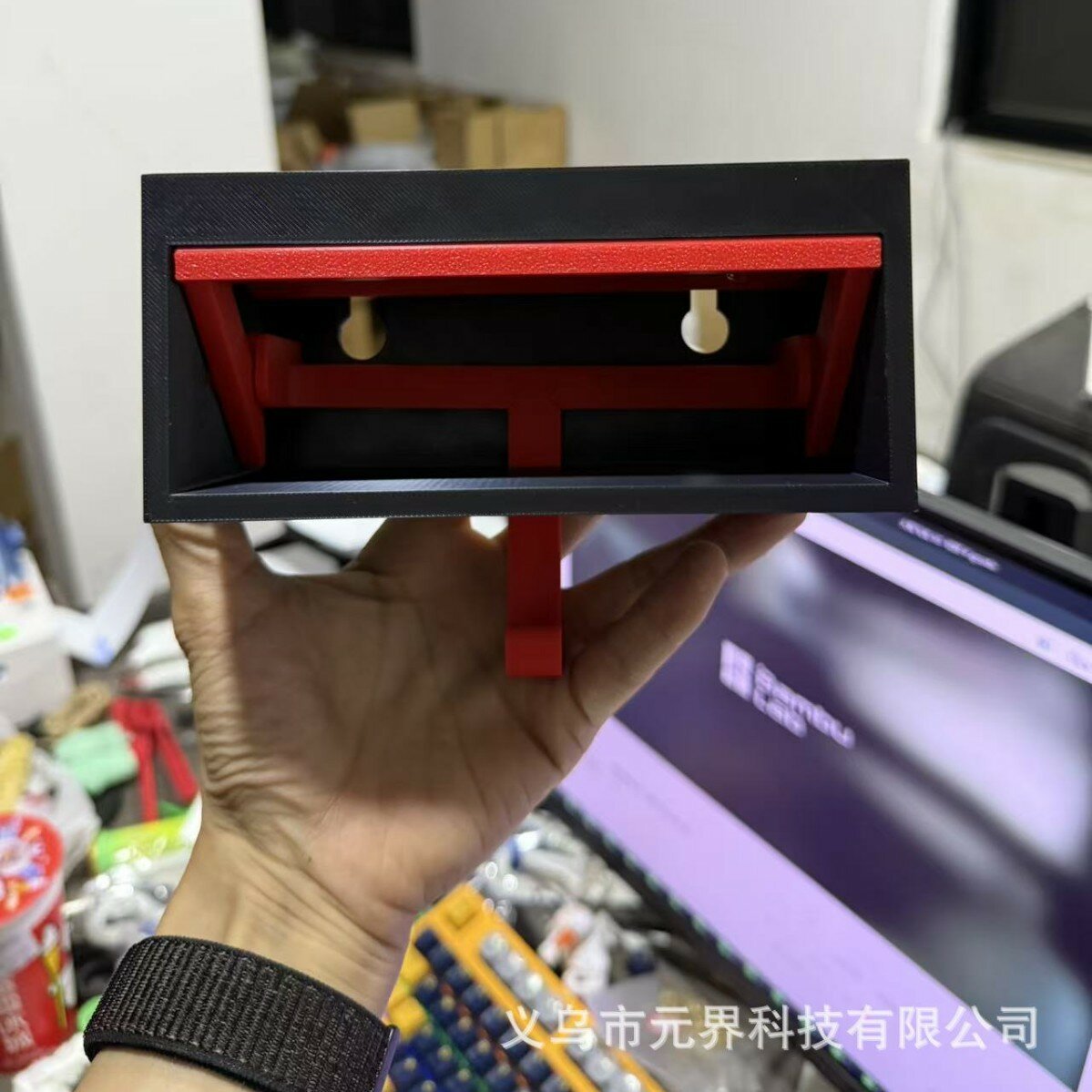 Хит продаж: новый держатель для ключей от гаража, напечатанный на 3D-принтере, металлический брелок для автомобильных ключей, настенный дизайн, крючок для игрушек.