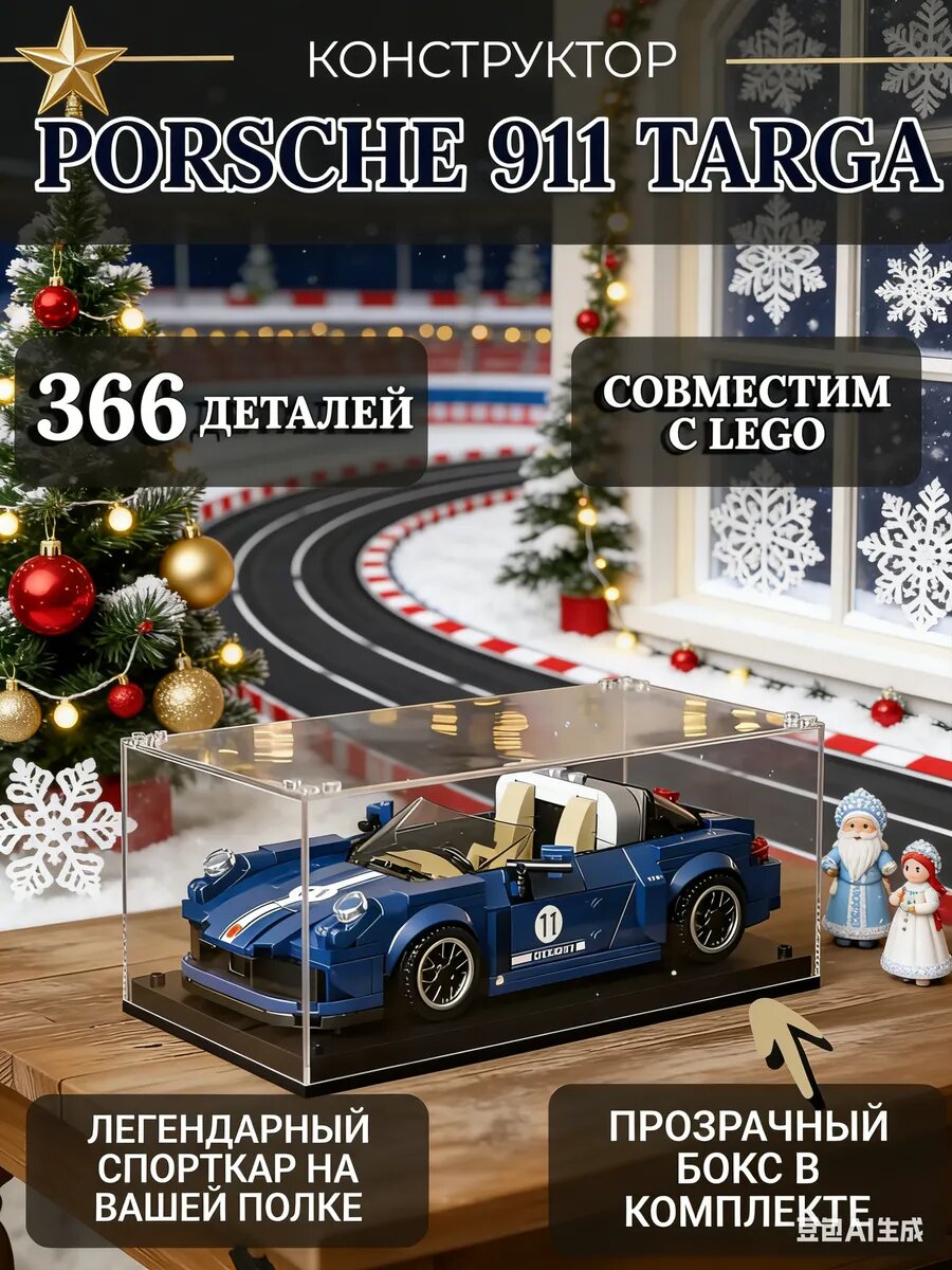 Конструктор Porsche 911 Targa Спид Чемпионс