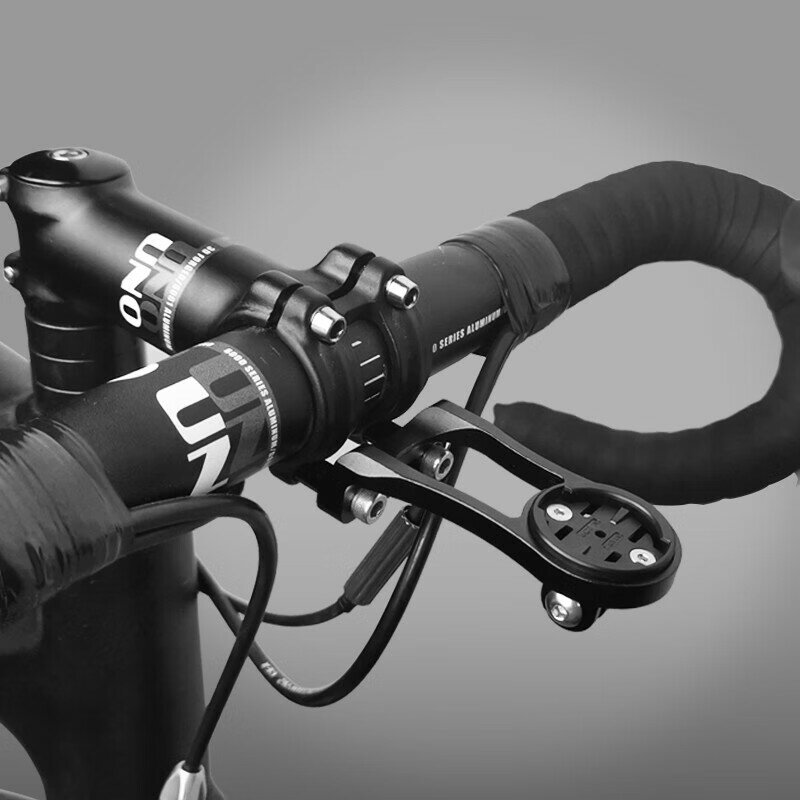 BIKEBROS Алюминиевый кронштейн для шоссейного велосипеда с подсветкой Цвет：ЧерныйРазмер：Стандартный
