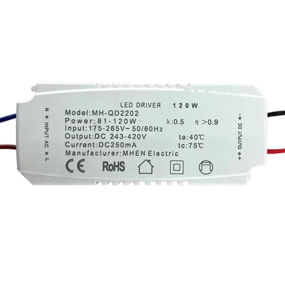 LED драйвер MH-QD2202 81-120W 243-420V