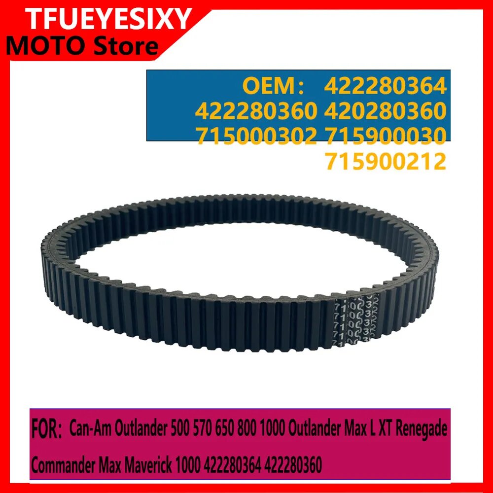 Ремень вариатора EPDM BRP 650, BRP Outlander / STELS Guepard, Stels Guepard 650, гепард 800, BRP outlander xmr 1000