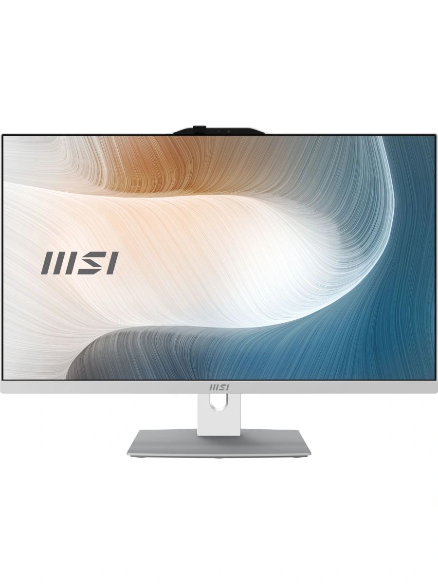 Моноблок MSI Modern AM272P 1MA-1491XRU 27" Full HD Core 3 100U/16Gb/SSD500Gb Graphics/noOS/белый