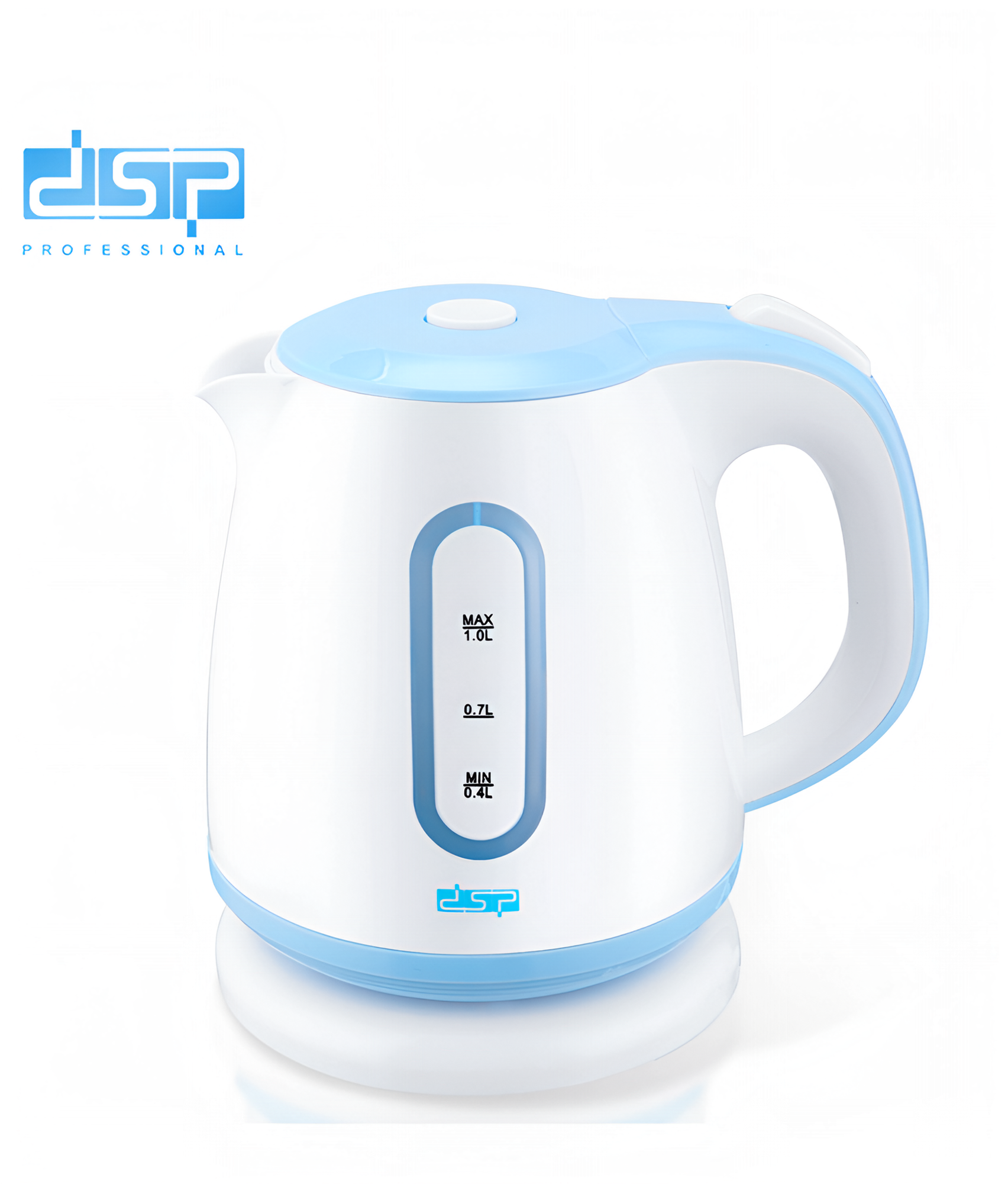 Чайник DSP KK-1188, 1200Вт, 1литр, съемный фильтр и поворотное основание на 360 °