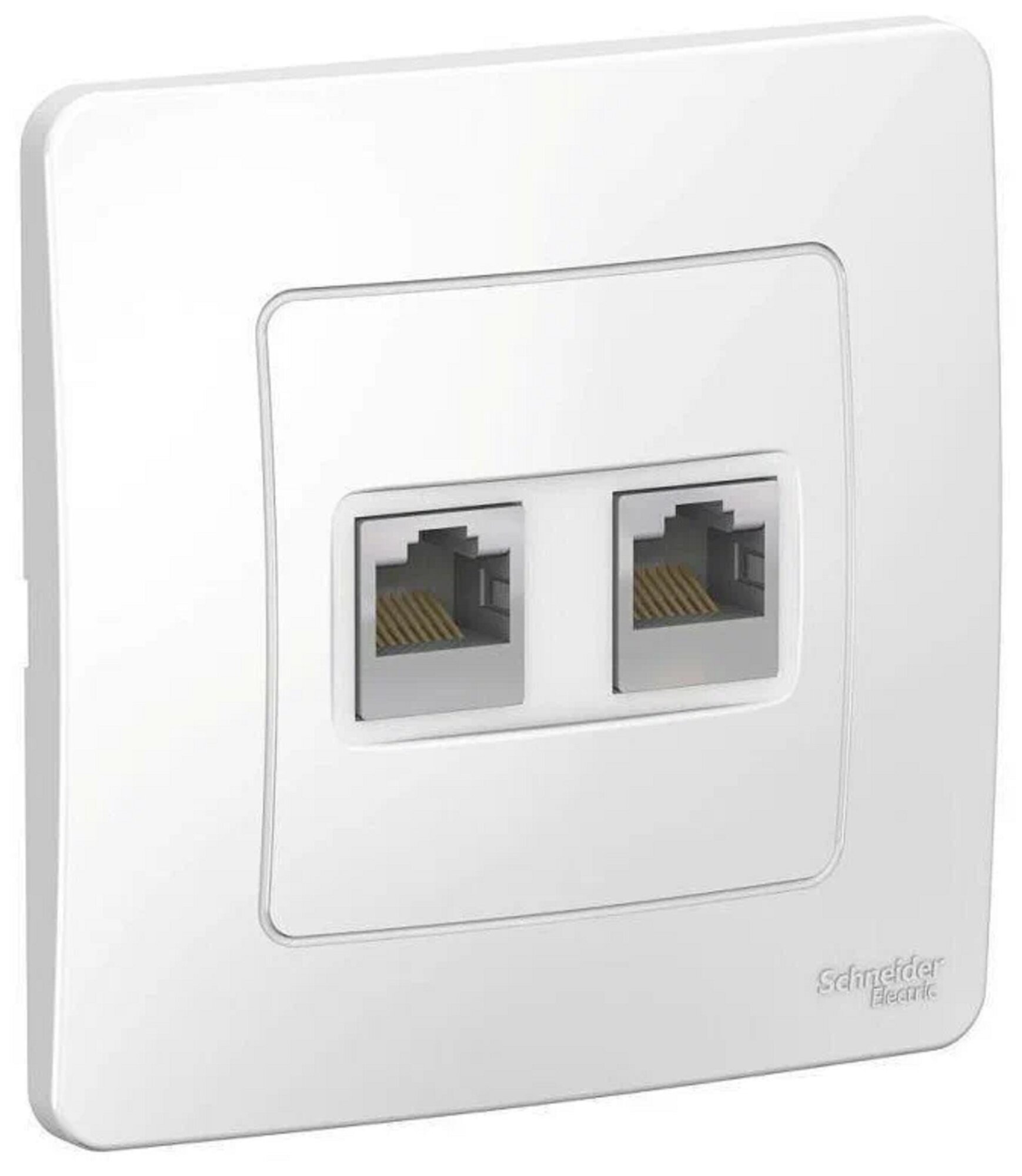 Розетка компьютерная 2-м СП BLANCA RJ45 кат.5e бел. SchE BLNIS045451