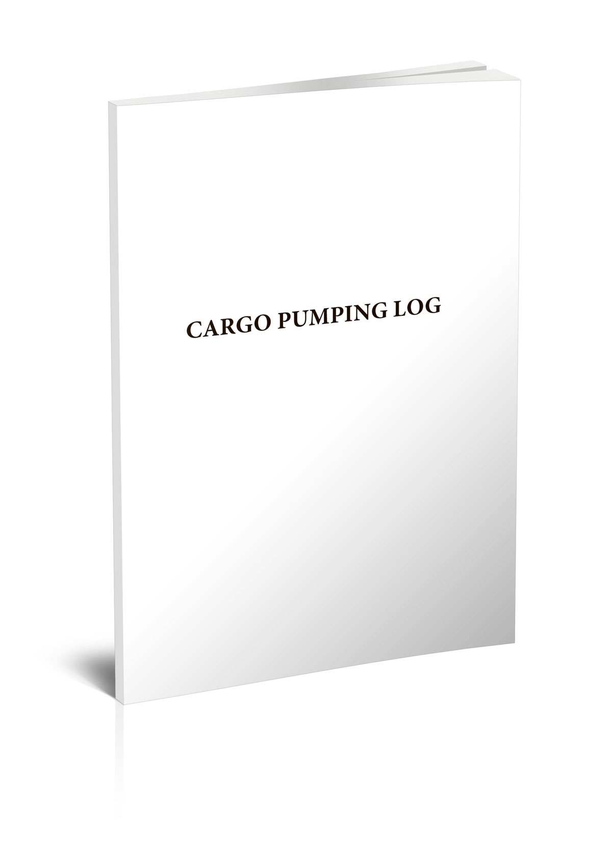 Cargo Pumping Log/Журнал грузовых насосных операций