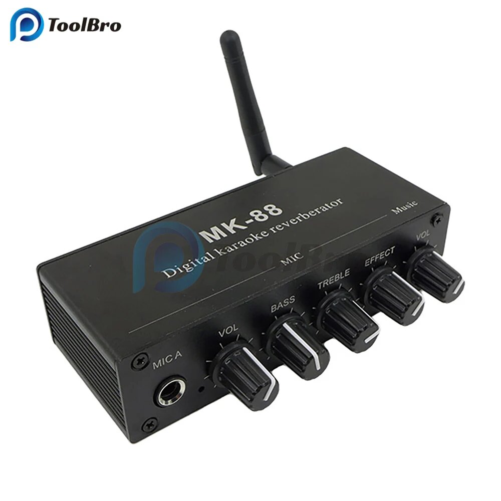 IToolBro Stereo Preamplifier Audio Amplifier MK-88