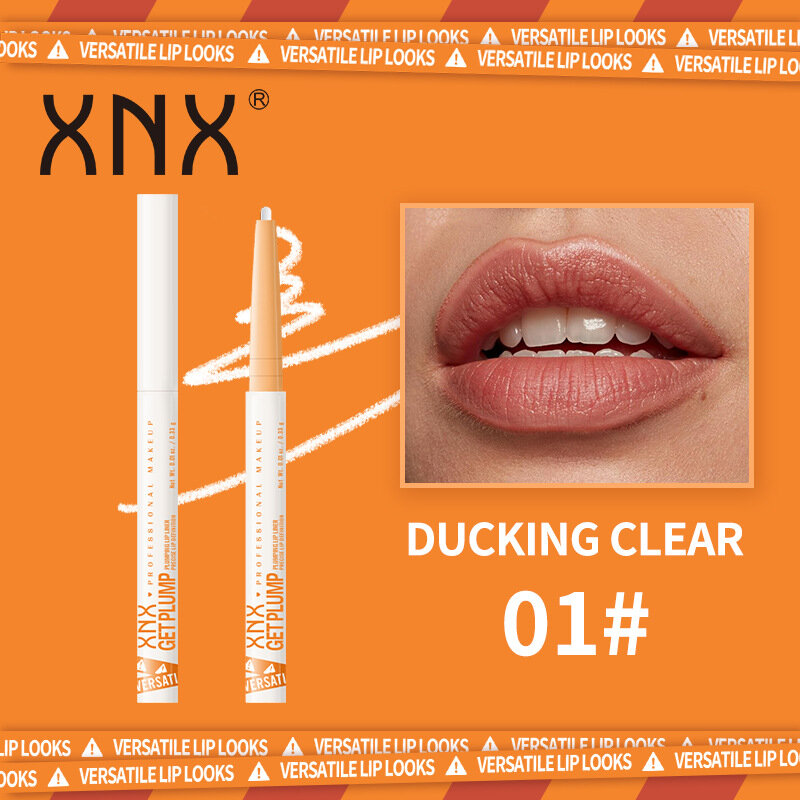 Карандаш для губ XNX Plumping Lip Liner, поворотный, 12 оттенков, увлажняющий, стойкий, не стирается, чёткий контур губ, 3,5 г