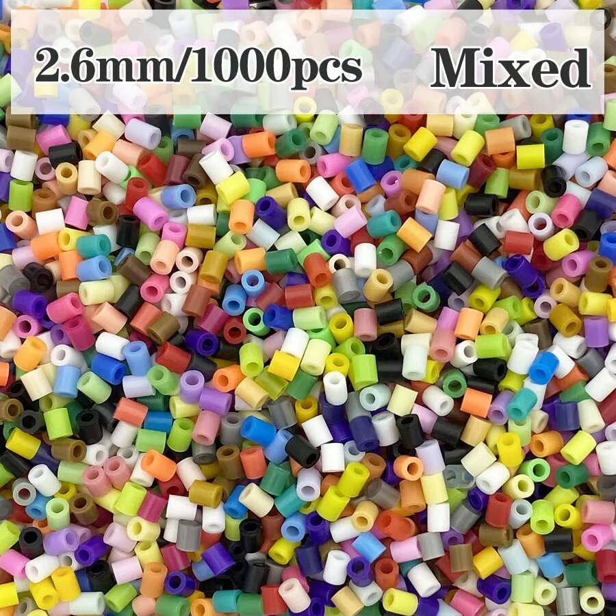Hama мини-бусины 2,6 мм, 1000 шт, для термомозаики mixed