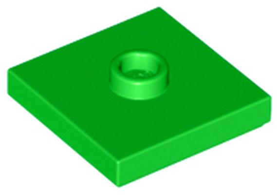Деталь Lego 87580 Plate, Modified 2 x 2 with Groove and 1 Stud in Center (Jumper)