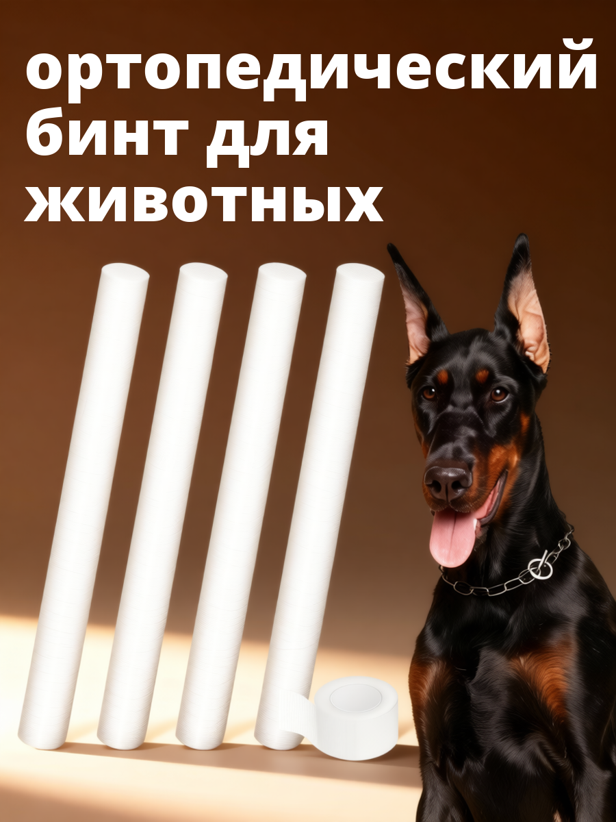 Набор Из 1 Штуки Поддерживающие Палочки Для Ушей Собаки Белого Цвета 17.00X1.80X1.80Cm