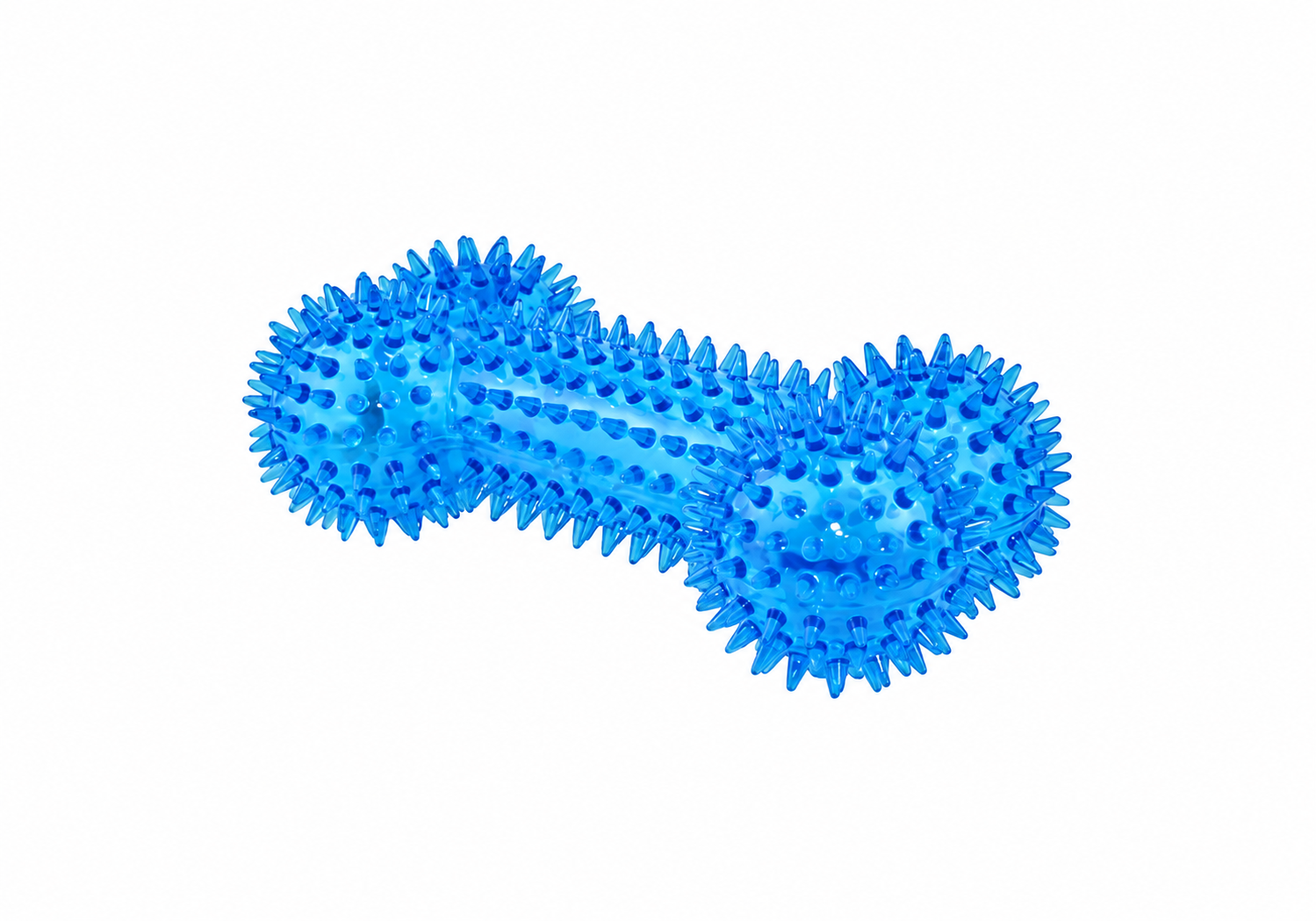 HOMEPET игрушка для собак кость с шипами с пищалкой 15,5 см.