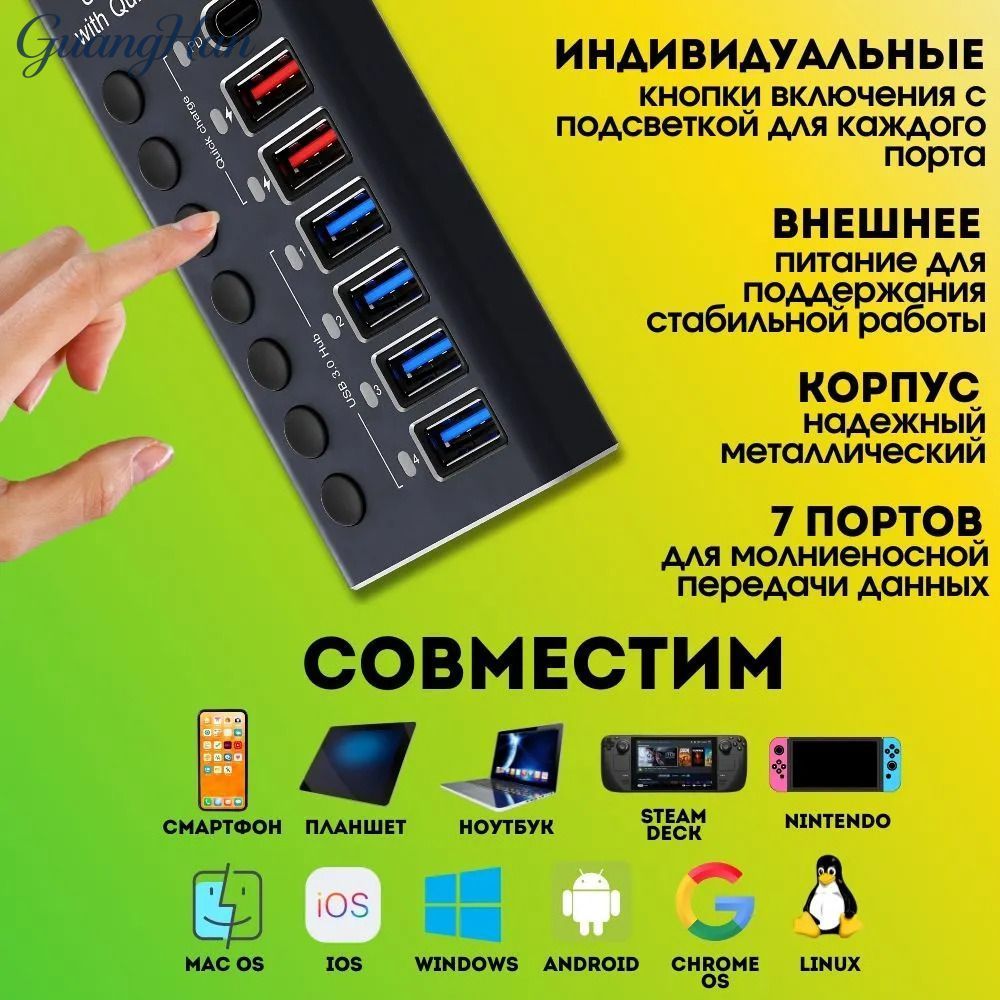 USB-концентратор — фото 1