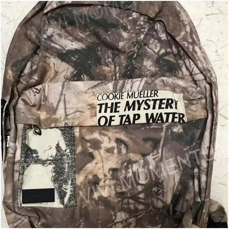 Рюкзак "The Mystery Of Tap Water" от Cookie Mueller, дорожный, мужской, желтый матовый, 42x30x12 см, канва