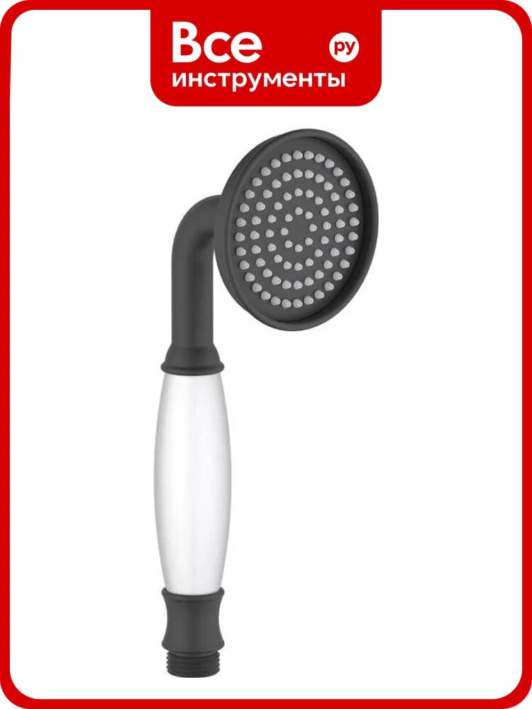 Ручной душ Aquatek классик 65, матовый черный AQ2008MB 00000135378