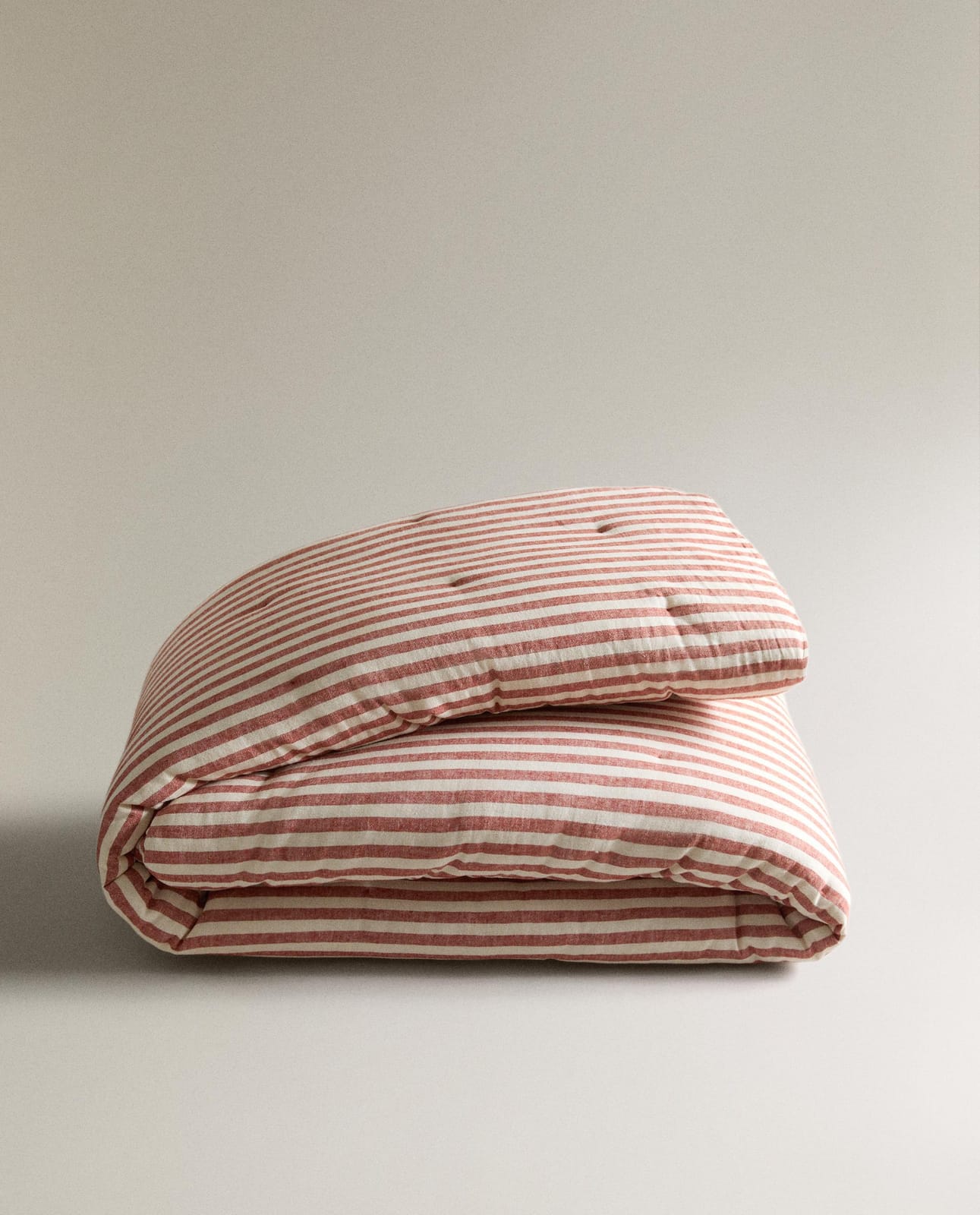 Покрывало ZARA HOME детское из льна и хлопка в полоску, Ceglasty, 100 x 120 см 4617/005/701-40