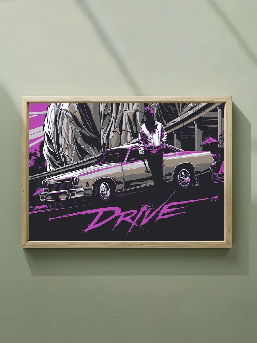 Постер, плакат на стену "Райан Гослинг - Драйв / Drive" 42 см х 29,7 см (А3), Без Рамы