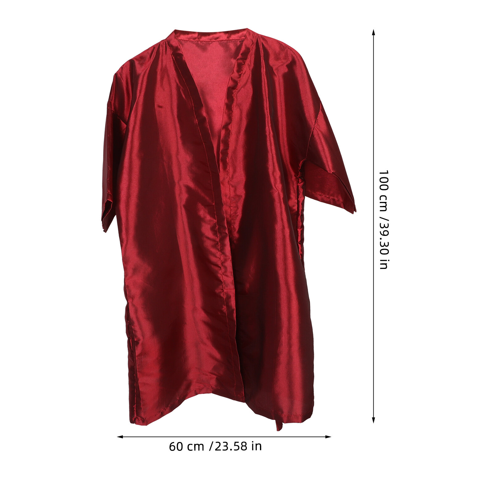 Плащ Для Парикмахерской Тёмно-Красный Размер 100.00X60.00X0.10Cm