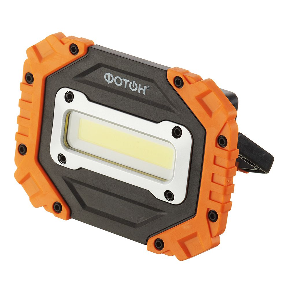 Фонарь прожектор Фотон WPВ-4600 (24091) светодиодный 1 LED 10 Вт аккумуляторный Li-Pol 4000 мАч пластик 2 режима