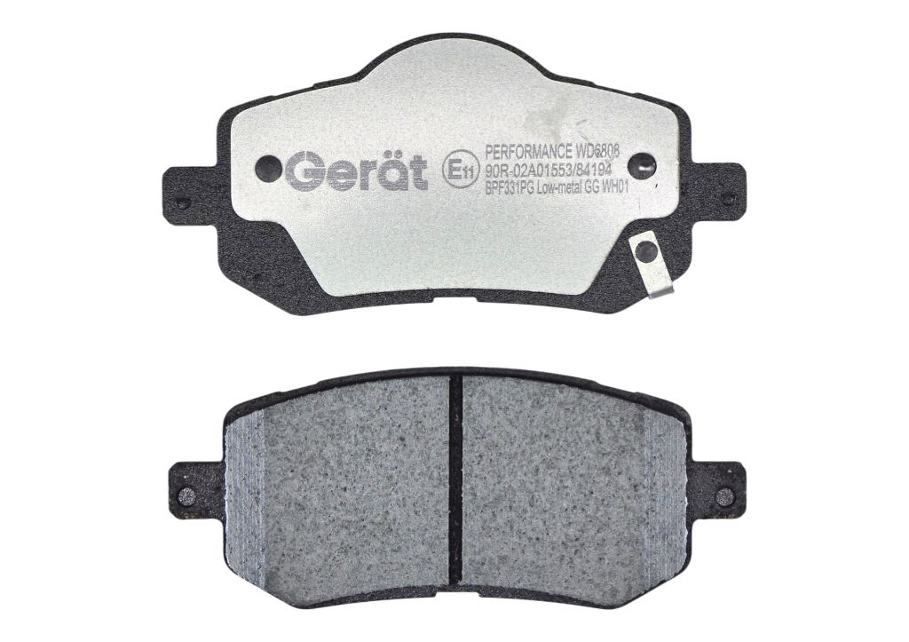 Тормозные колодки Gerat BPF331PG (передние) CHERY ARRIZO 8