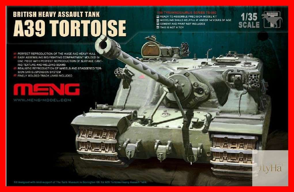 Meng 1/35 TS-002 A39 Tortoise Бристиш Assault сборная модель танка