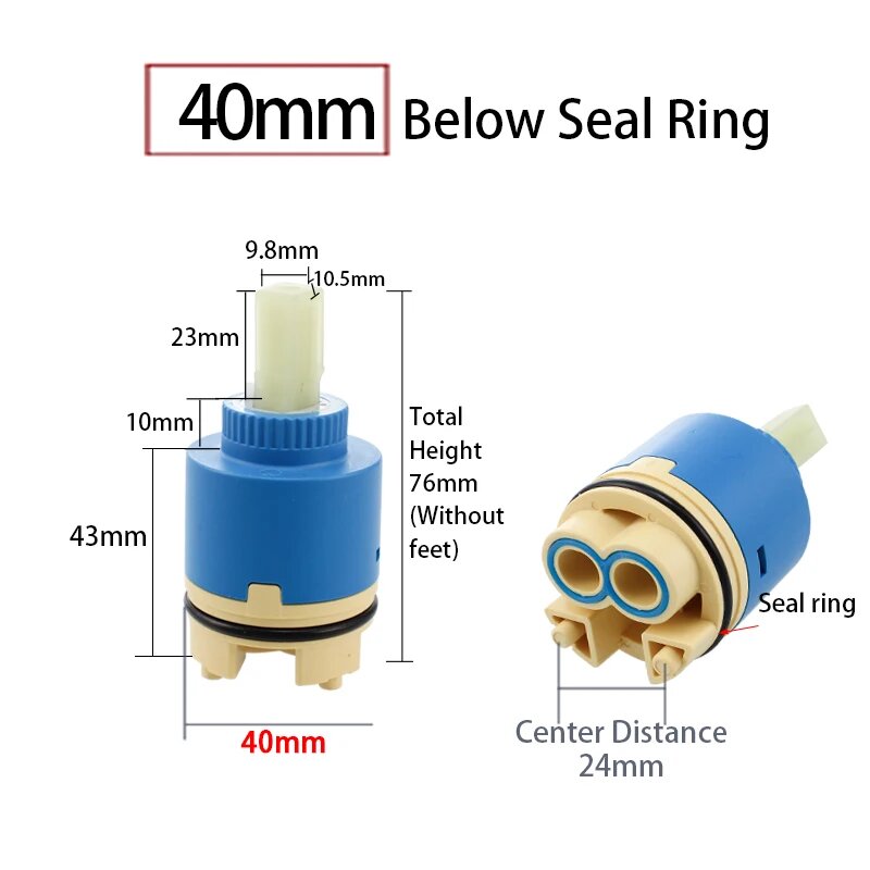 Картридж для смесителя Gnimauhz керамический 35/40 мм 40mm Below Seal Ring