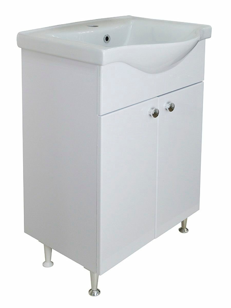 Комплект Тумба Loranto Моника 65 с раковиной Basic 65 (CS00071367)
