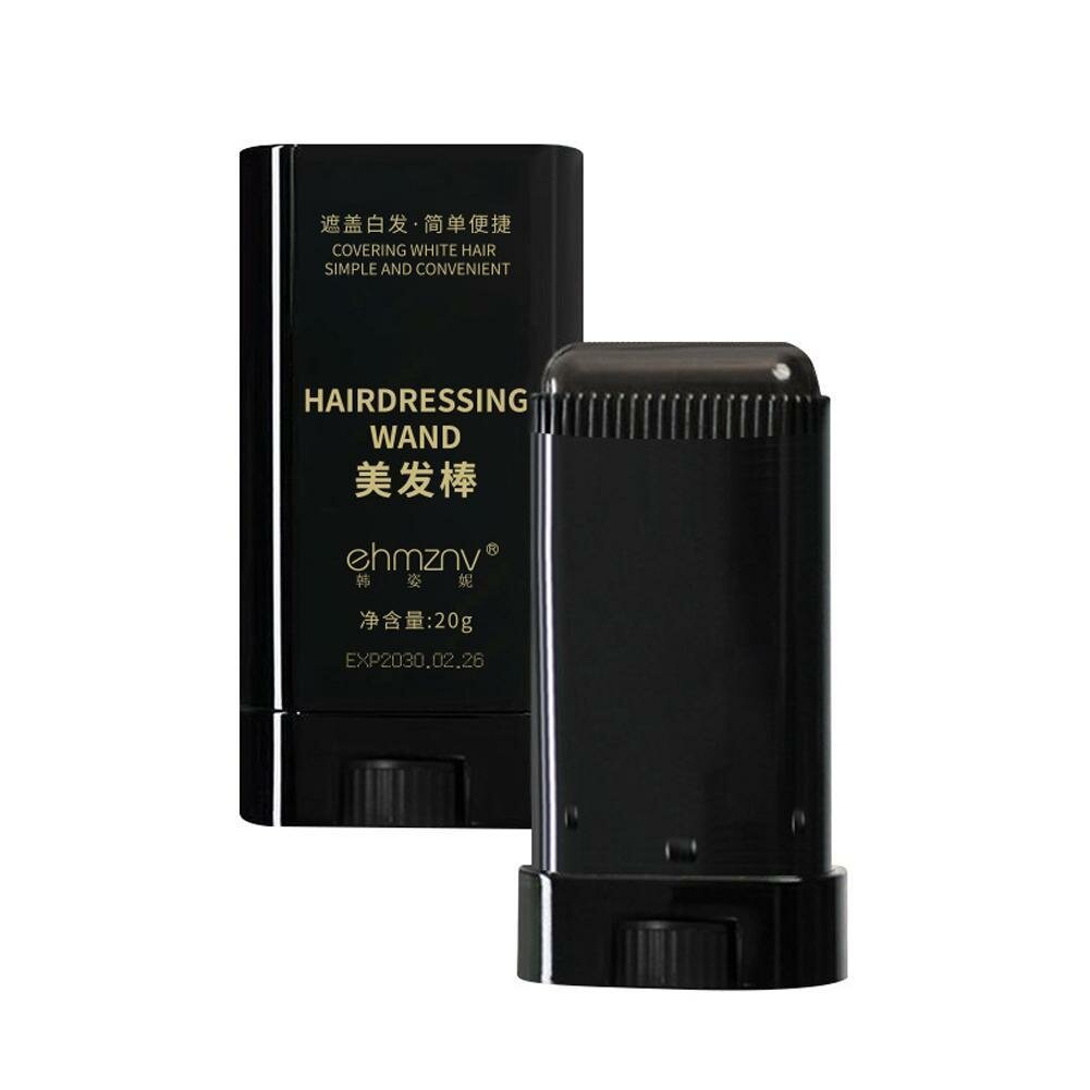 Одноразовый карандаш-краска для волос, временно закрашивает седину