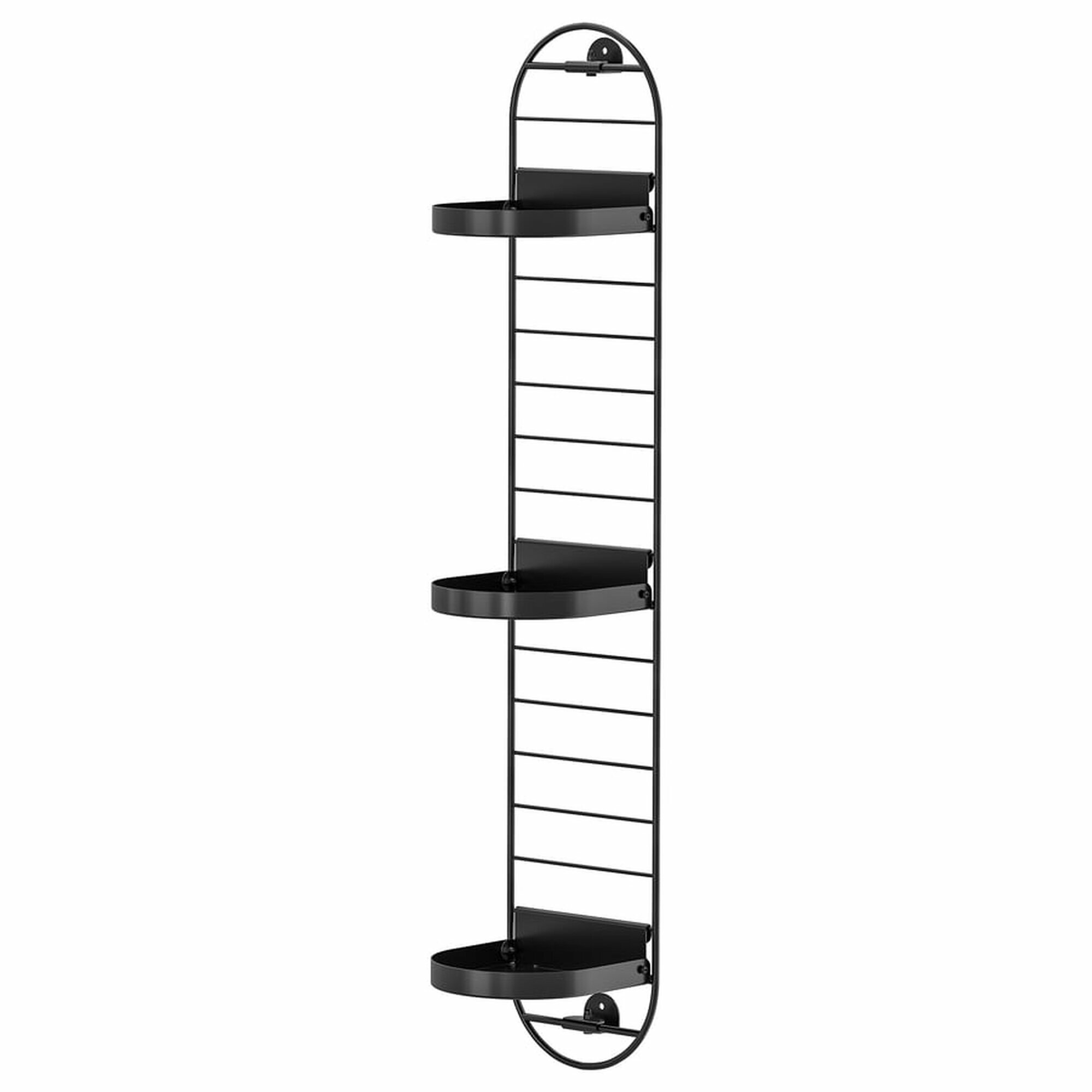 Настенная подставка для растений, IKEA SKUGGRONA, цвет черный, 78 см, 205.620.18