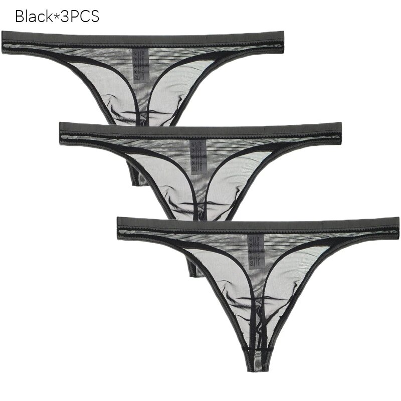 Черные мужские стринги NURRASA, L, C Black