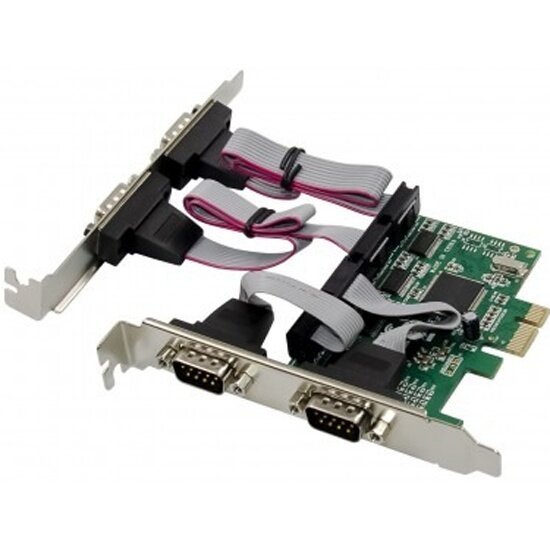 Контроллер PCIe Ks-is KS-575P1 COM RS232 x 4 CH384