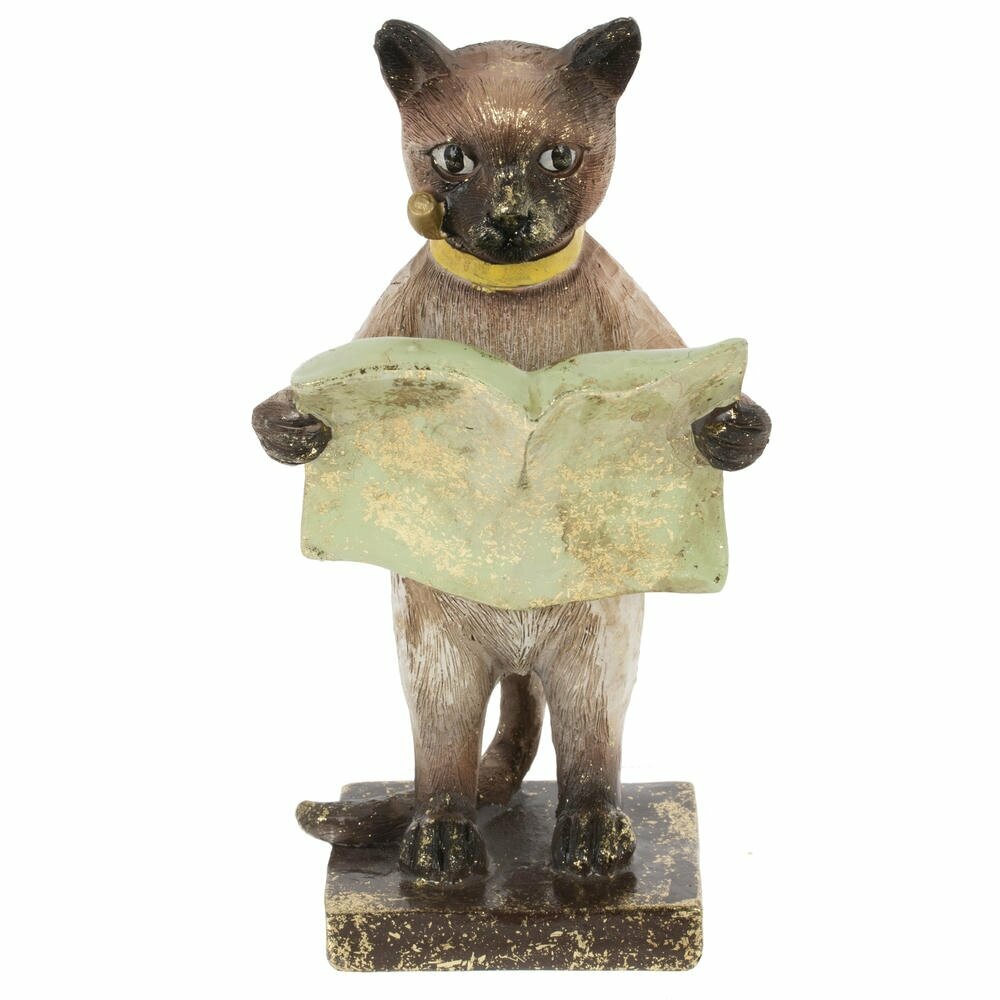 Фигурка декоративная Кошка, 8,5х8,5х16,5 см KSM-819595