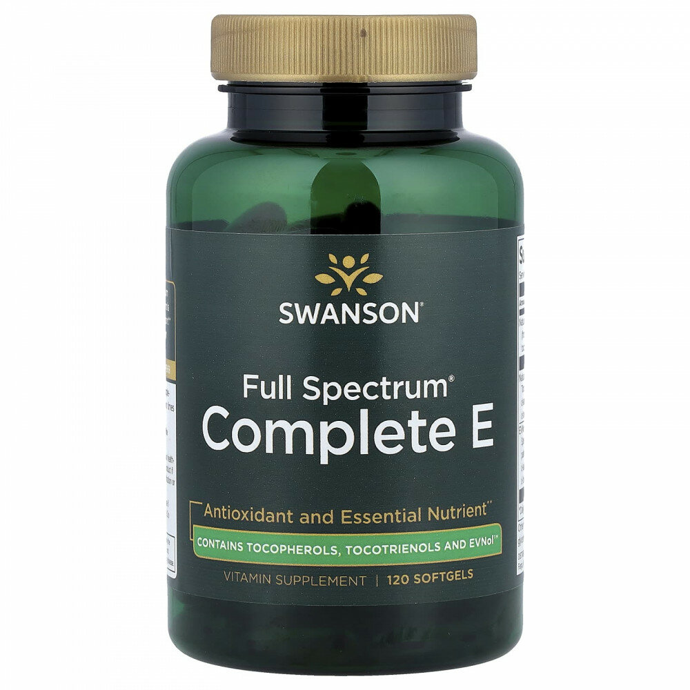 Swanson, Full Spectrum® Complete E, 120 капсул