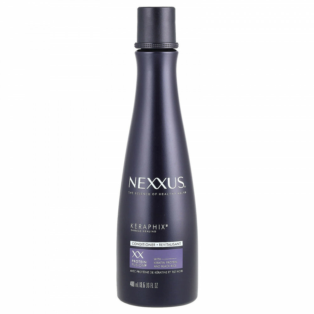 Nexxus, Keraphix ™ заживляющий кондиционер для повреждений, XX Protein Fushion ™ с кератином и черным рисом, 400 мл (13,5 жидк. Унции)