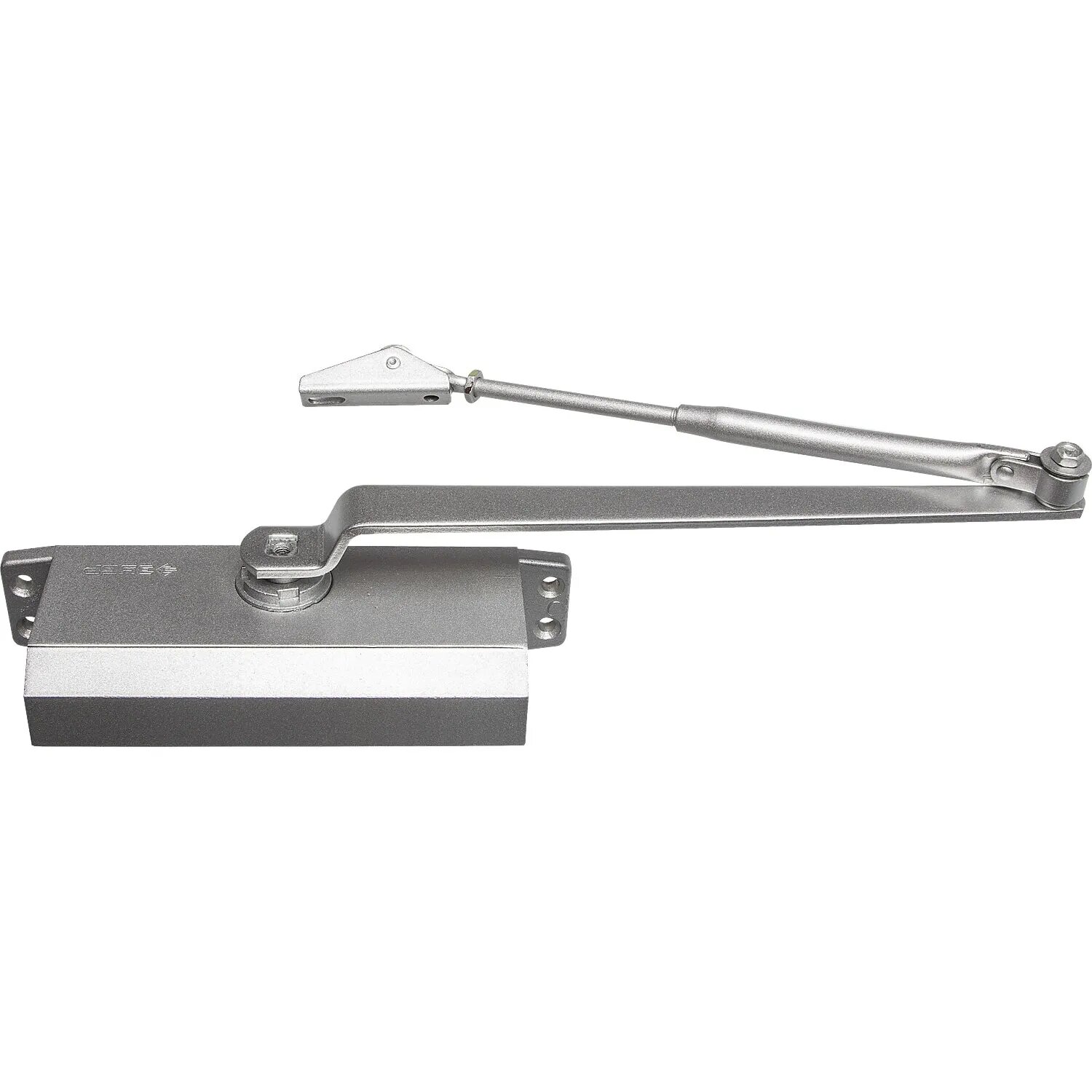 Доводчик дверной ЗУБР 37910-100 серебристый, длина 245 мм, ширина 74 мм